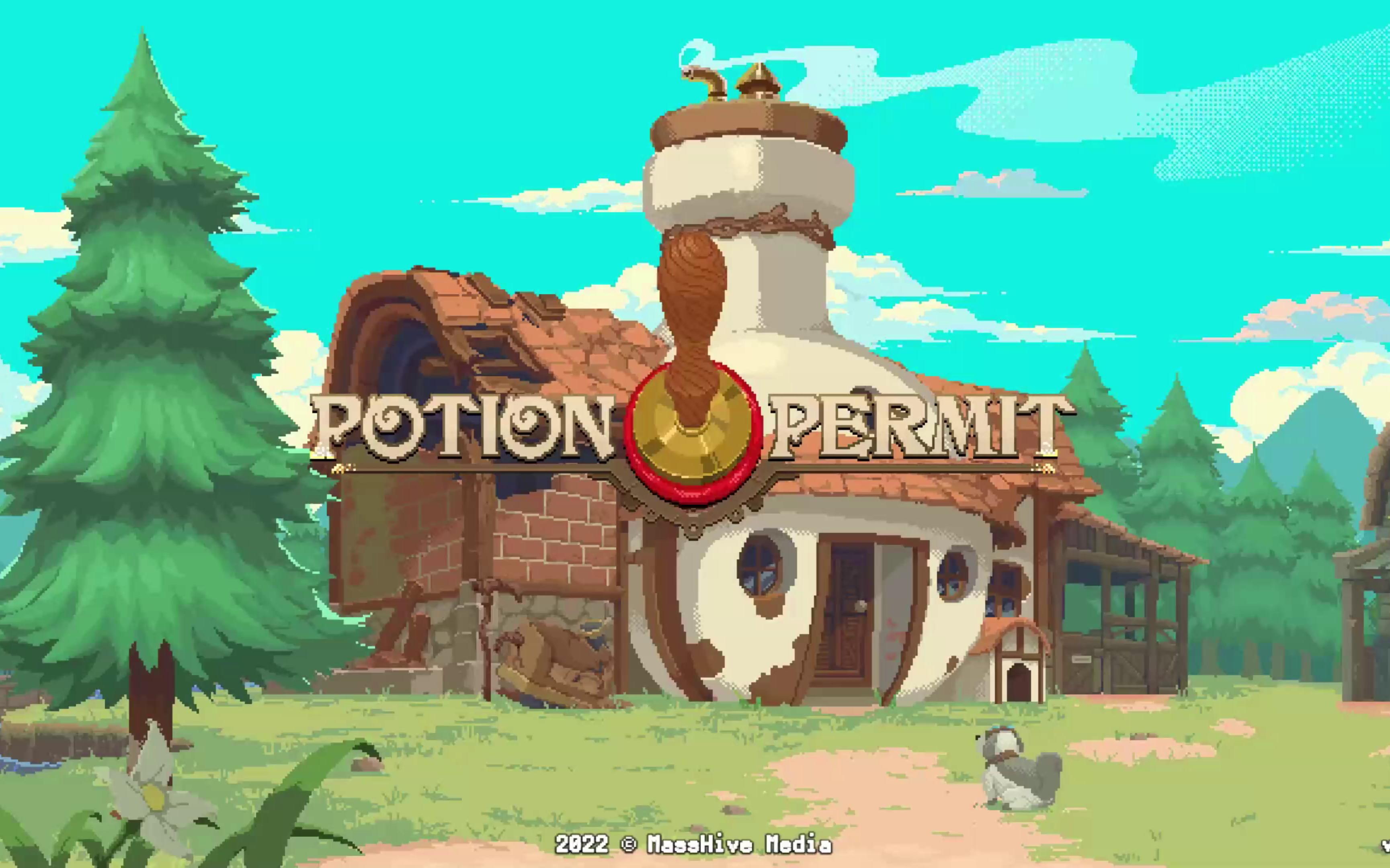 【4K】⋛腿刺试玩⋚=> steam新品节Potion Permit (药剂许可证 ) ~ ...