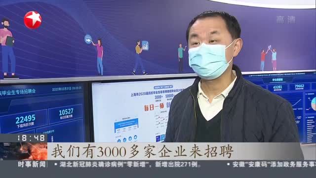 上海:促进应届毕业生就业 最大规模高校网络招聘会上线