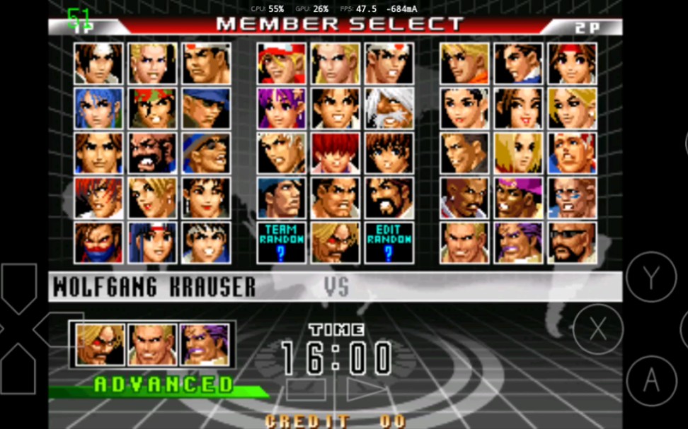 ...小米mix2s试玩拳皇98umh终极之战,安卓用嘻嘻哈哈PGM2模拟器玩