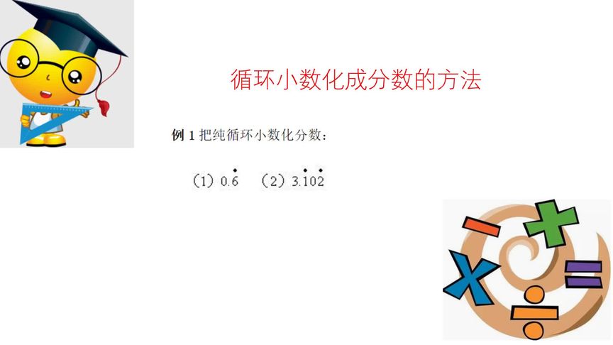 循环小数化成分数,怎么做?只要照着这种方法,没有什么化不了