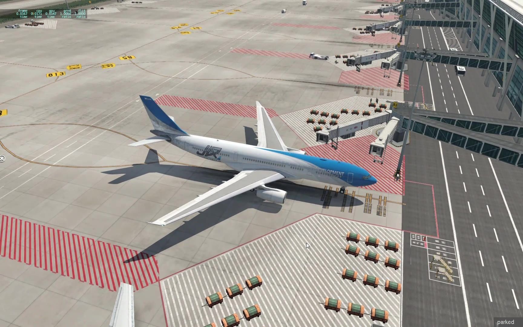 【X-Plane11】空客A330上海浦东本场飞行,JD的机模总感觉怪怪的