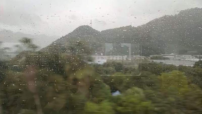 特殊儿童眼中的世界:雨珠在动车玻璃上移动,"小蝌蚪在游泳"