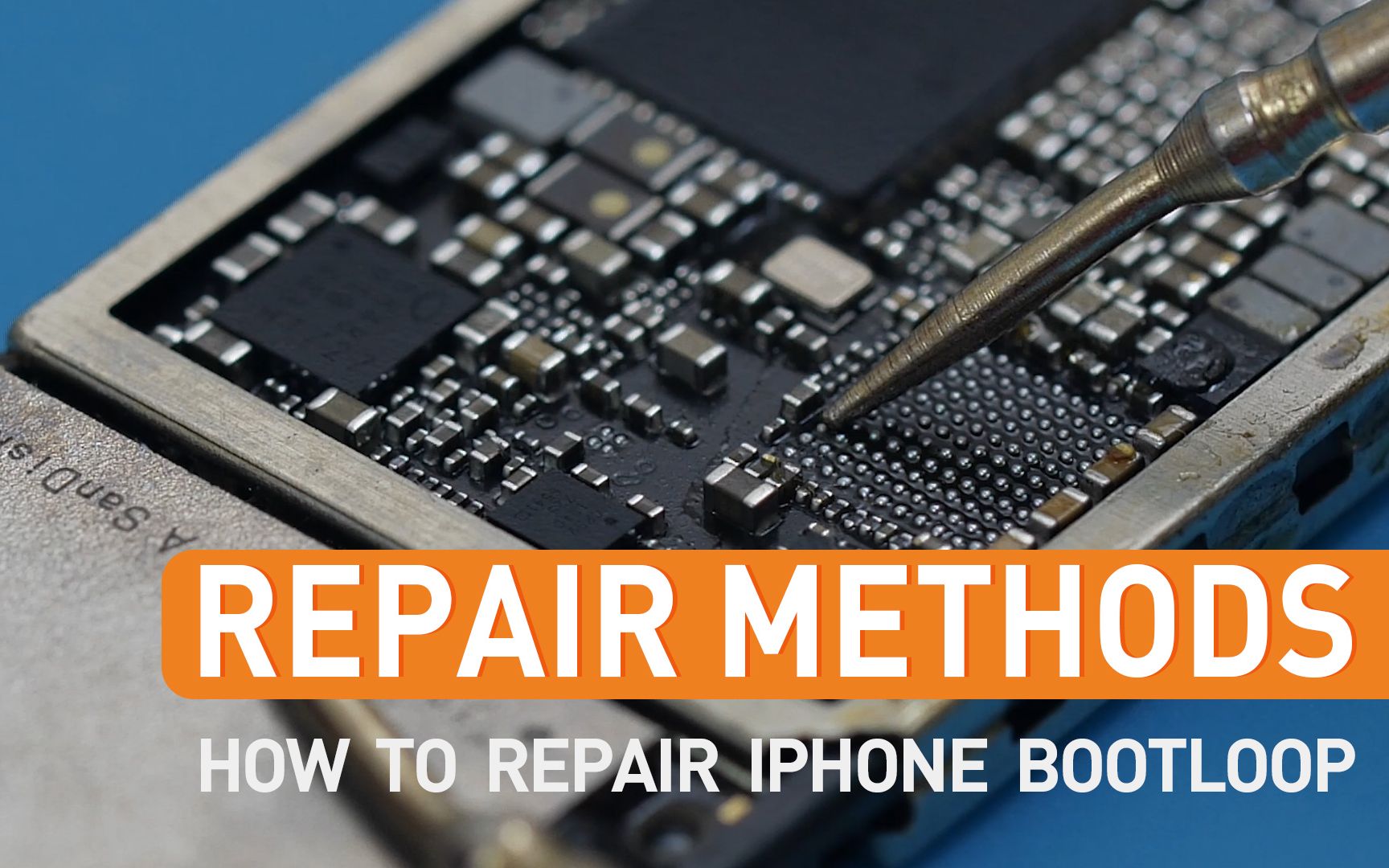 iPhone 8P开机白苹果反复重启怎么办?更换音频芯片U4700搞定!