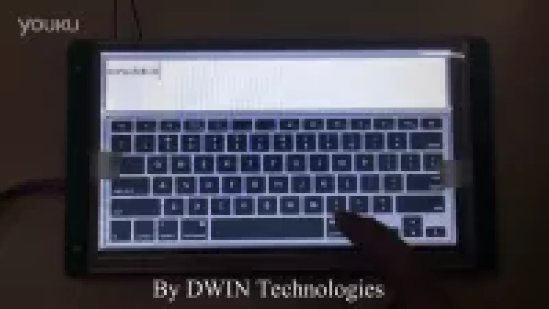 迪文DGUS屏二维码自动生成显示