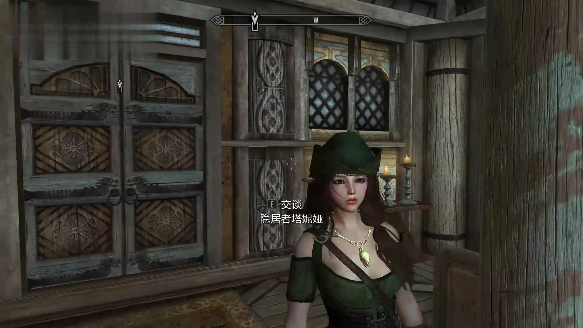 自从学会了给上古卷轴5装mod,就打开了新世界的大门,塔妮娅随从