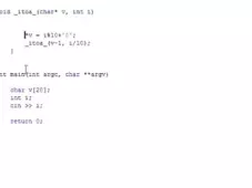 summit傻瓜式C入门:整数转字符串_C程序设计_谭浩强_习题4-10