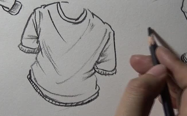 【视频教程】速写中如何用线、用面、用笔