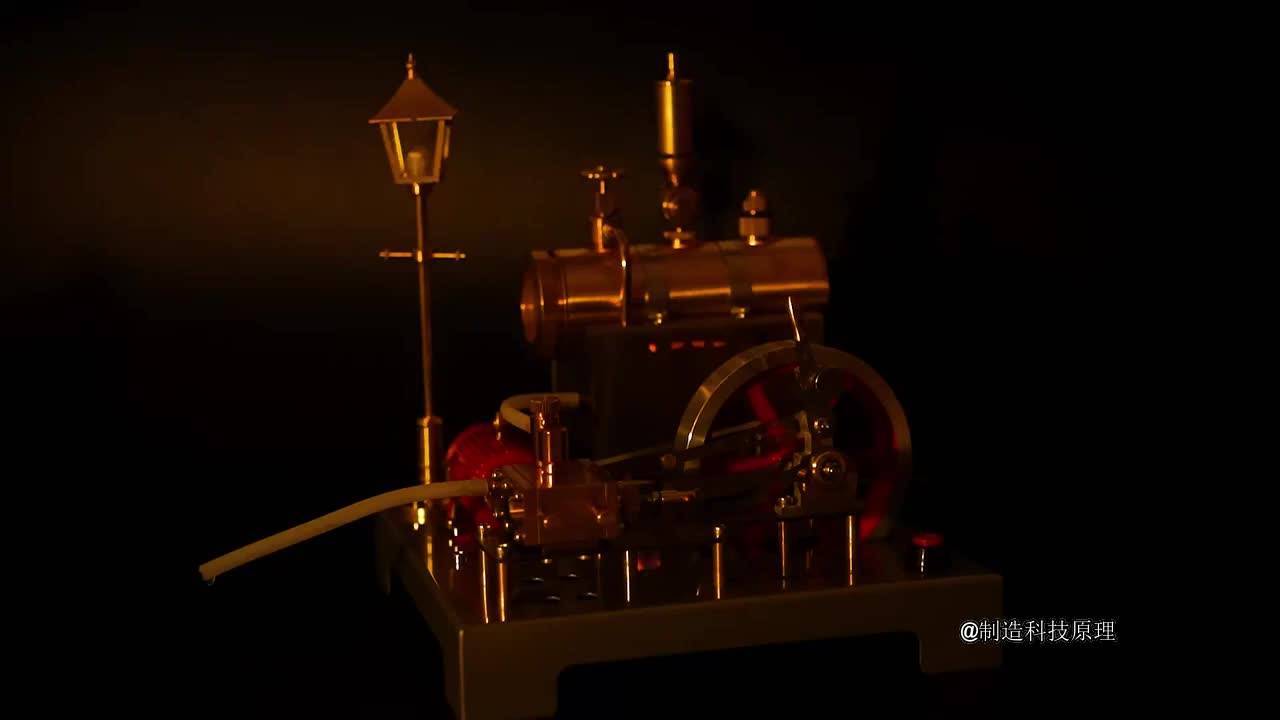 迷你蒸汽机 #礼物 #儿童玩具 #编程 #模型 #微缩里的迷你世界