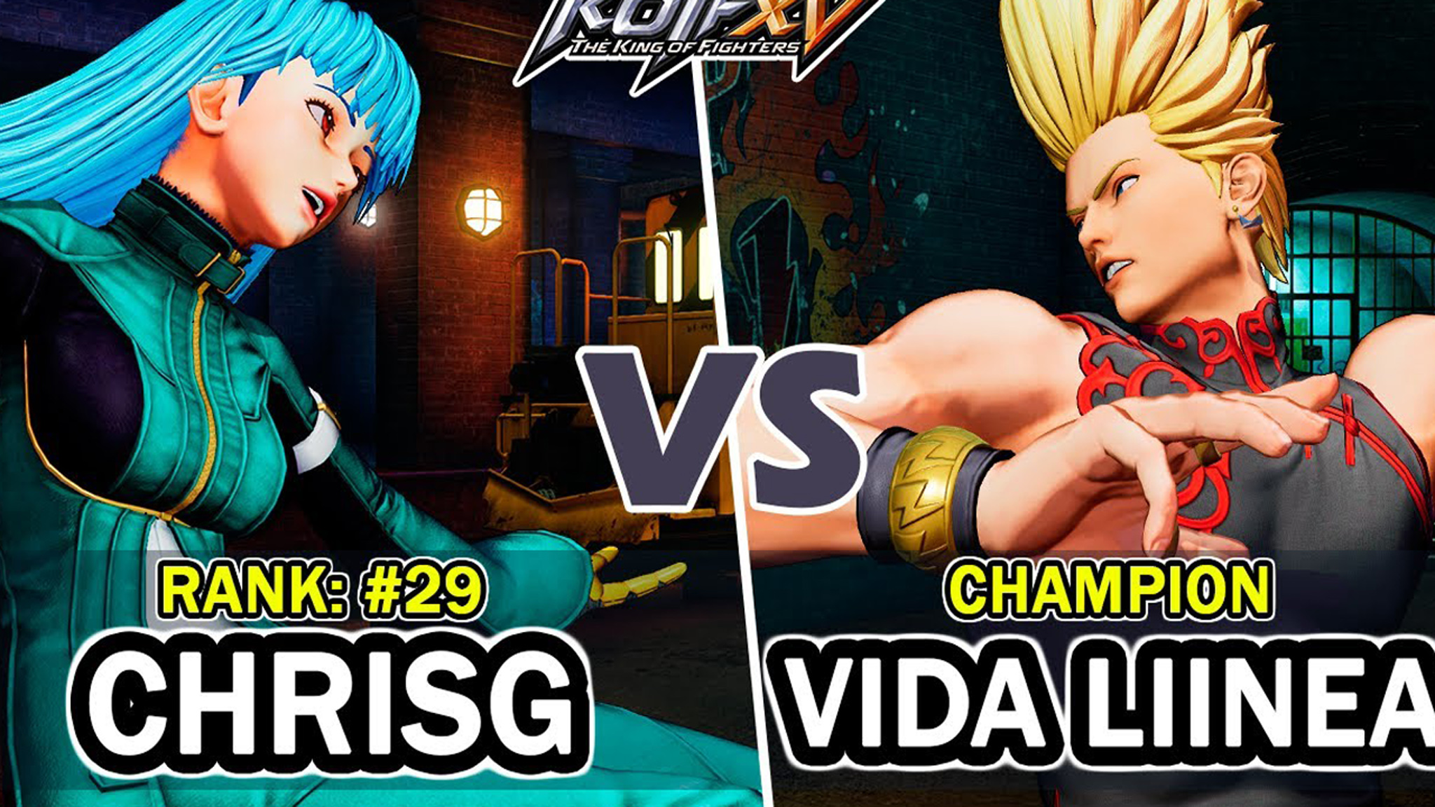 拳皇 XV:Chris(库拉、明天君)VS Vida(红丸、玛丽)_电子竞技热门视频