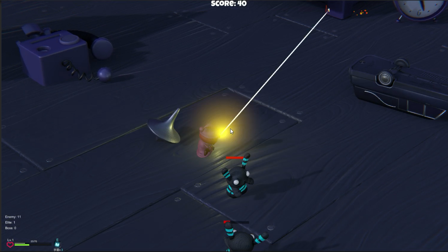 Unity3d射击游戏,交作业学习杠杠滴滴