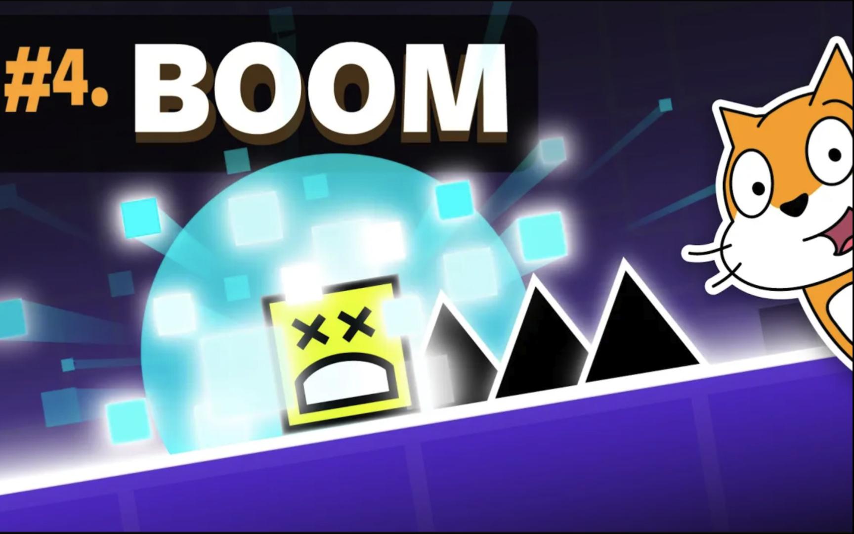 油管大神griffpatch教你how to "Make a Scratch Game"跑酷游戏4.0