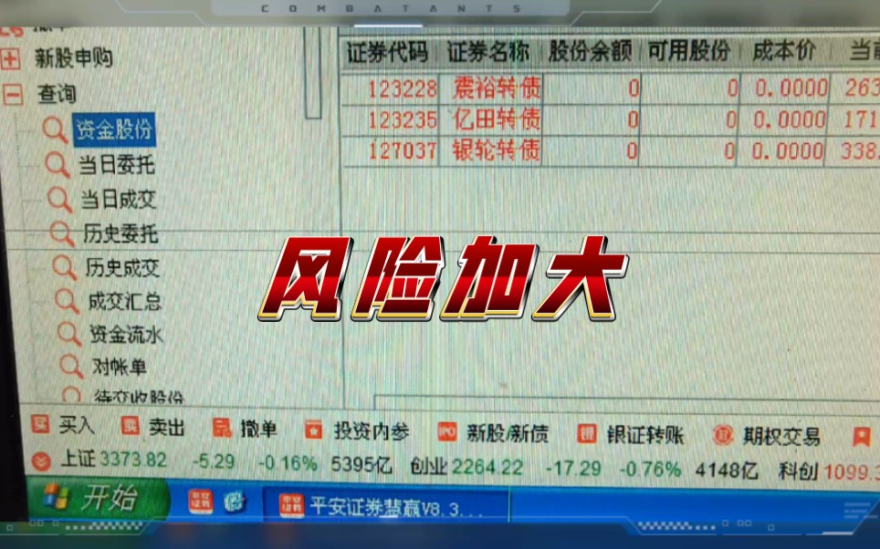 ...一句:下午风险加大!我没说必跌,只是多个心眼!我是怕死鬼,天天卖飞!