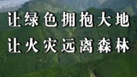 我在森林防火宣传片截了一段小视频