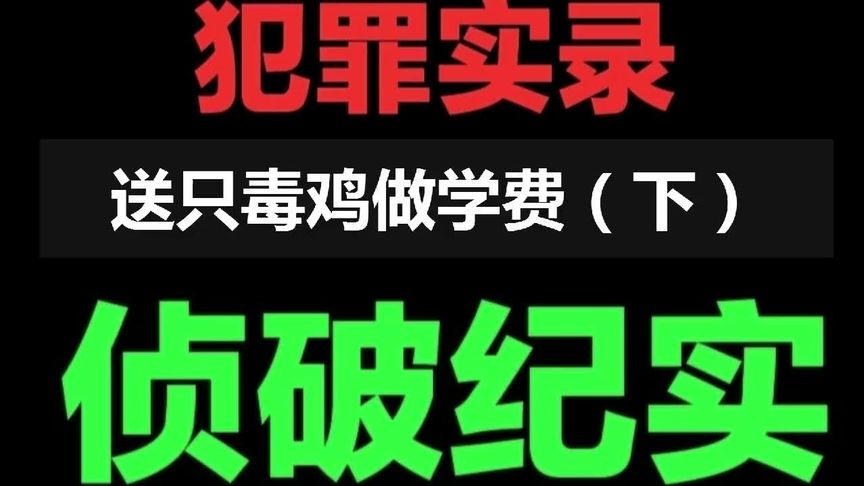 送只毒鸡做学费(下),案件侦破纪实,天网恢恢疏而不漏
