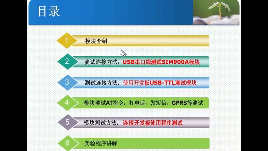 探索者F4全部视频:第97讲,SIM900A模块测试和程序讲解