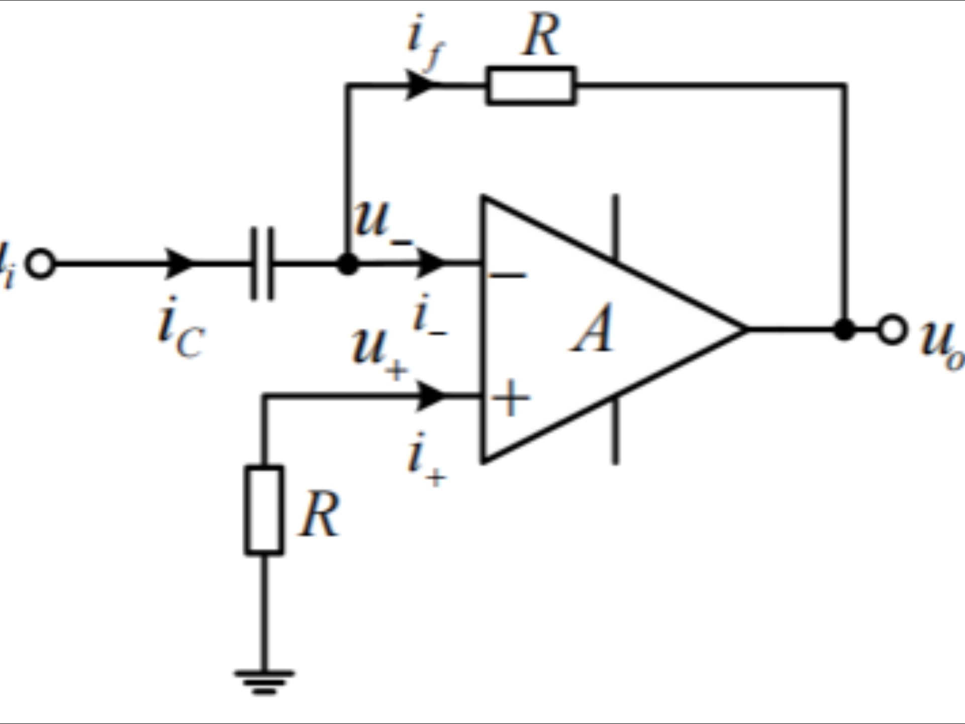 运算放大器微分电路方波变尖脉冲