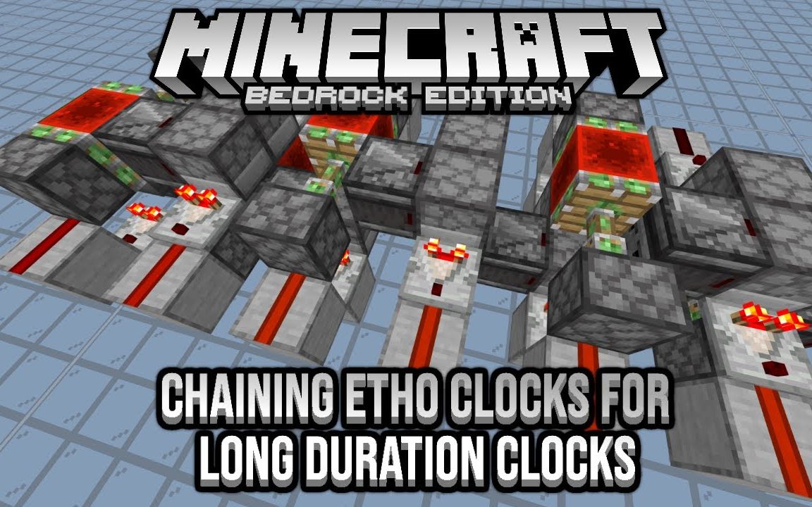 [MCBE]链式[长]时间计时器丨基岩版