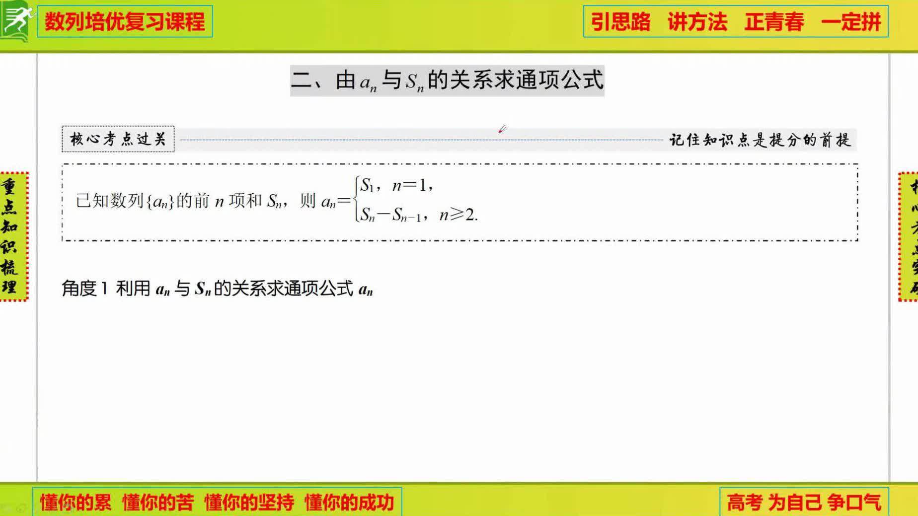 高中数学重难点讲解:数列求通项公式方法讲解.