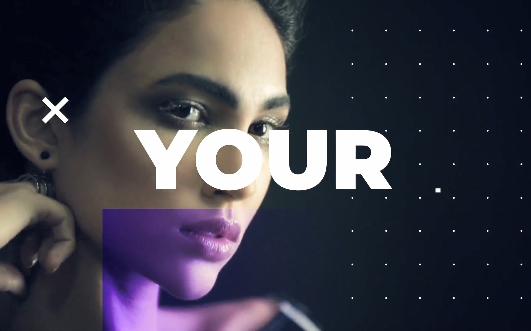 AE模板-时尚人物介绍视频快闪视频音乐卡点视频模板30秒欢快片头