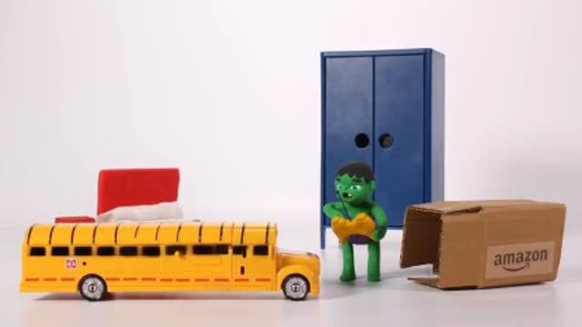 定格动画:玩具车一变形,太炫酷了!