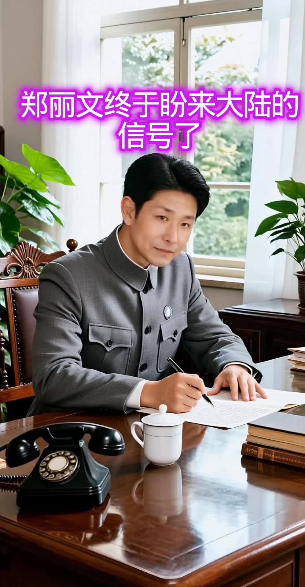 郑丽文终于盼来大陆的信号了