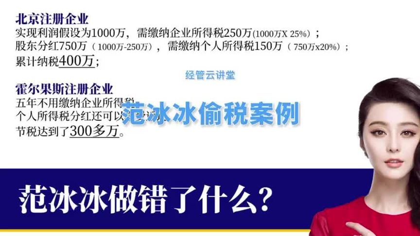 首席税务专家徐箐老师讲解范冰冰偷税案例#税务筹划 #徐箐