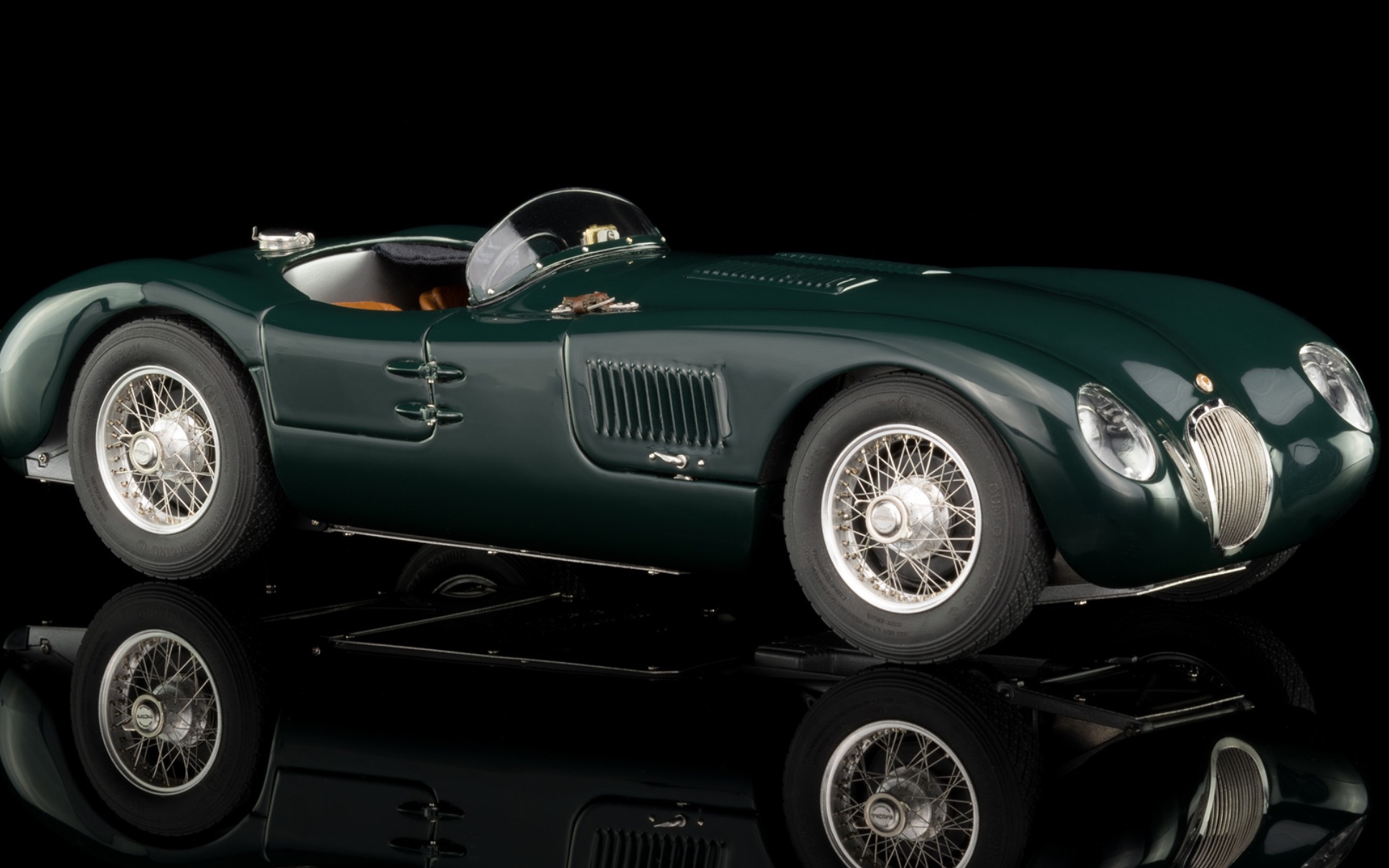Peters cmc CMC 捷豹jaguar C-Type 1952 绿汽车模型评测(模评系列04)