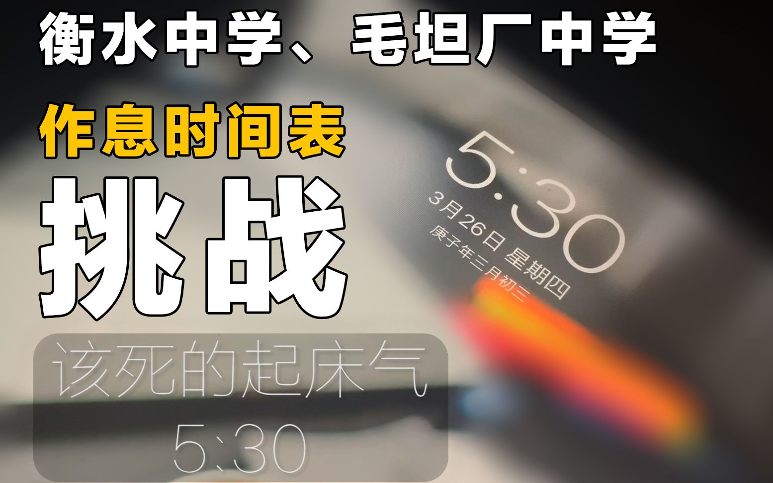 vlog|在家学习,衡水中学、毛坦厂中学作息时间表挑战考编学习