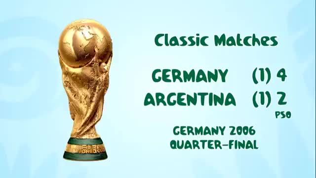 经典回顾:2006年世界杯德国 1(4)-(2)1 阿根廷,大战硝烟弥漫