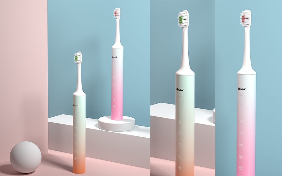 【C4D教程】渲染篇-35分钟学会电动牙刷渲染c4d教程-C4D电商产品...