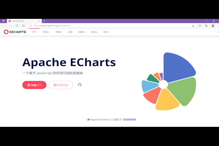 html网页展示echarts柱形图