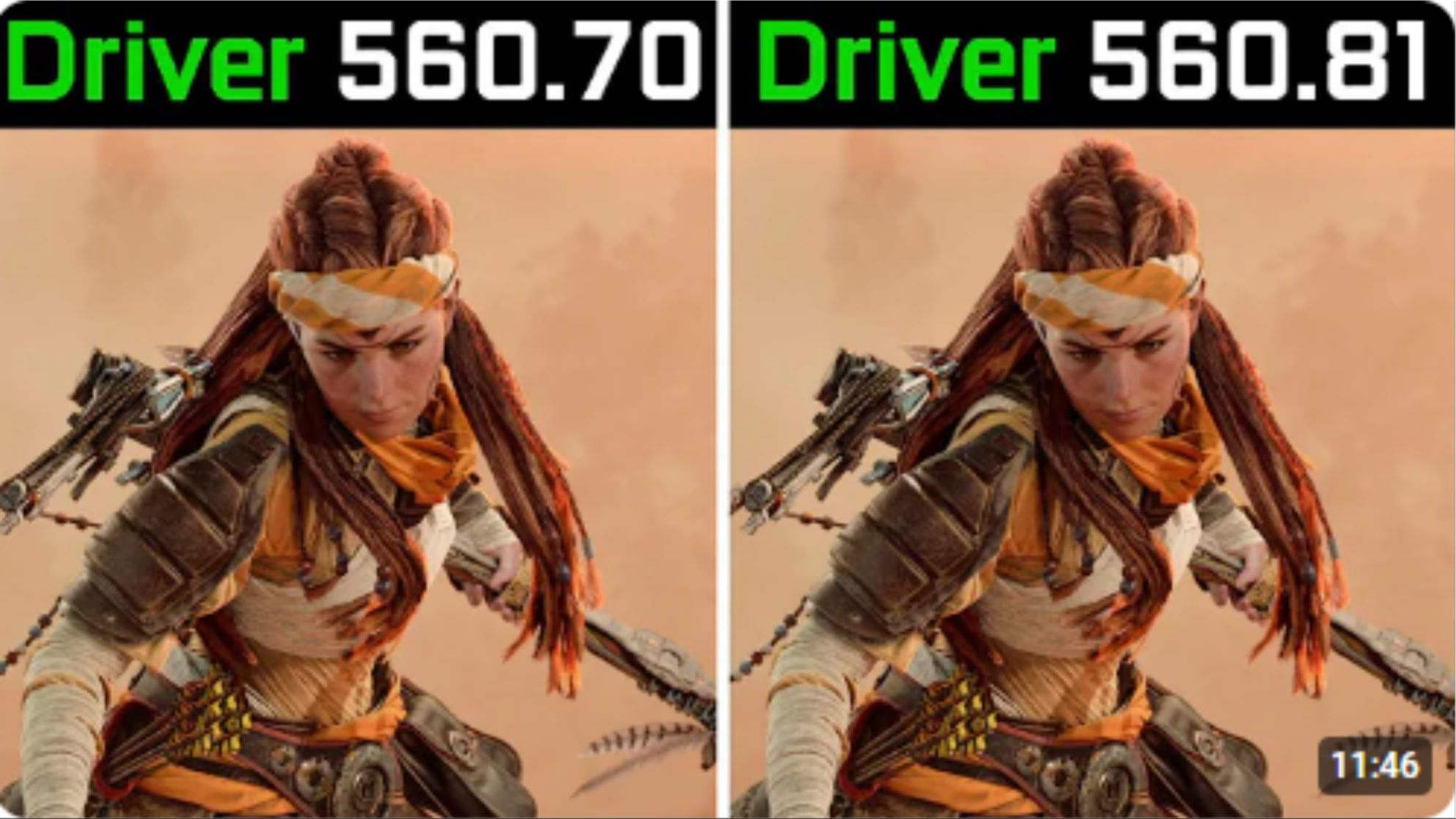 NVIDIA驱动 560.70 vs 560.81