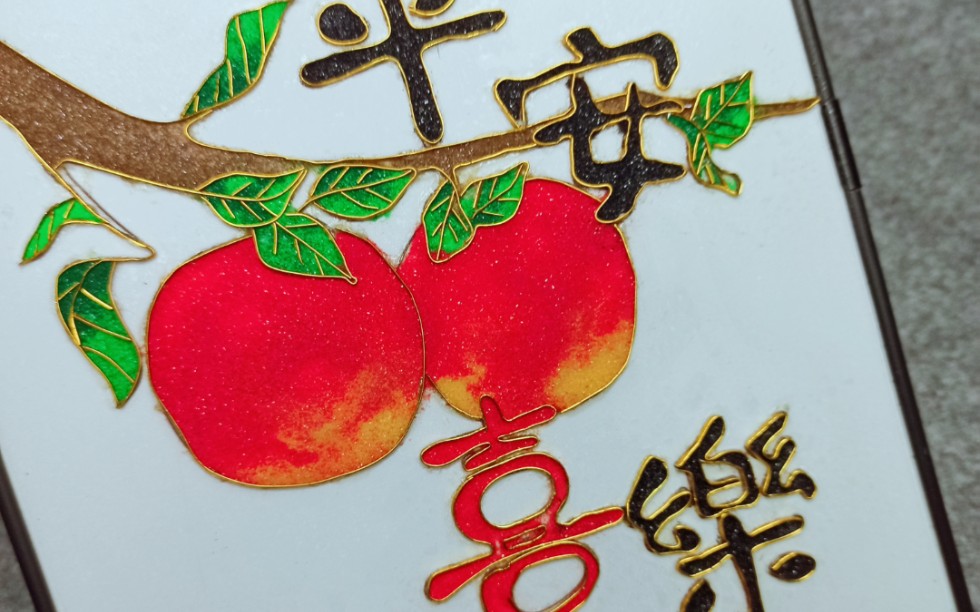 中国传统非物质文化遗产景泰蓝掐丝珐琅画入门制作教程-1掐丝