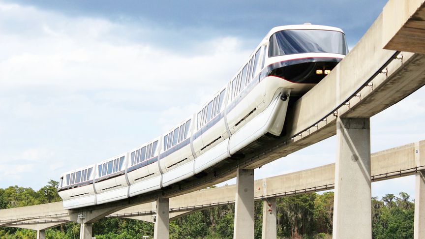 单轨列车是如何变道的?感觉一不小心会掉下去