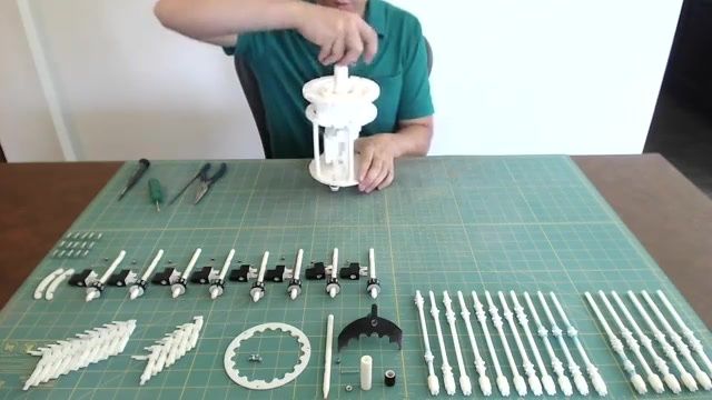 3D打印的科塔计算器Curta Calculator Type I模型安装过程