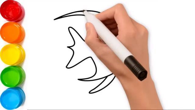 简笔画:可爱的热带鱼简易绘画