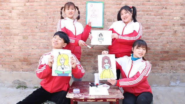 小晴教大家画小公主,简单易学,快来和小伙伴一起学起来吧!