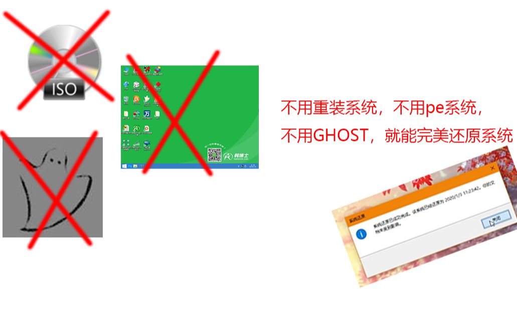 不用重装系统出问题不要怕,就用windows备份与还原这招即可