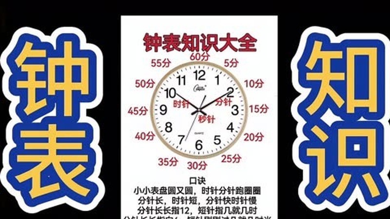 一年级钟表知识总结