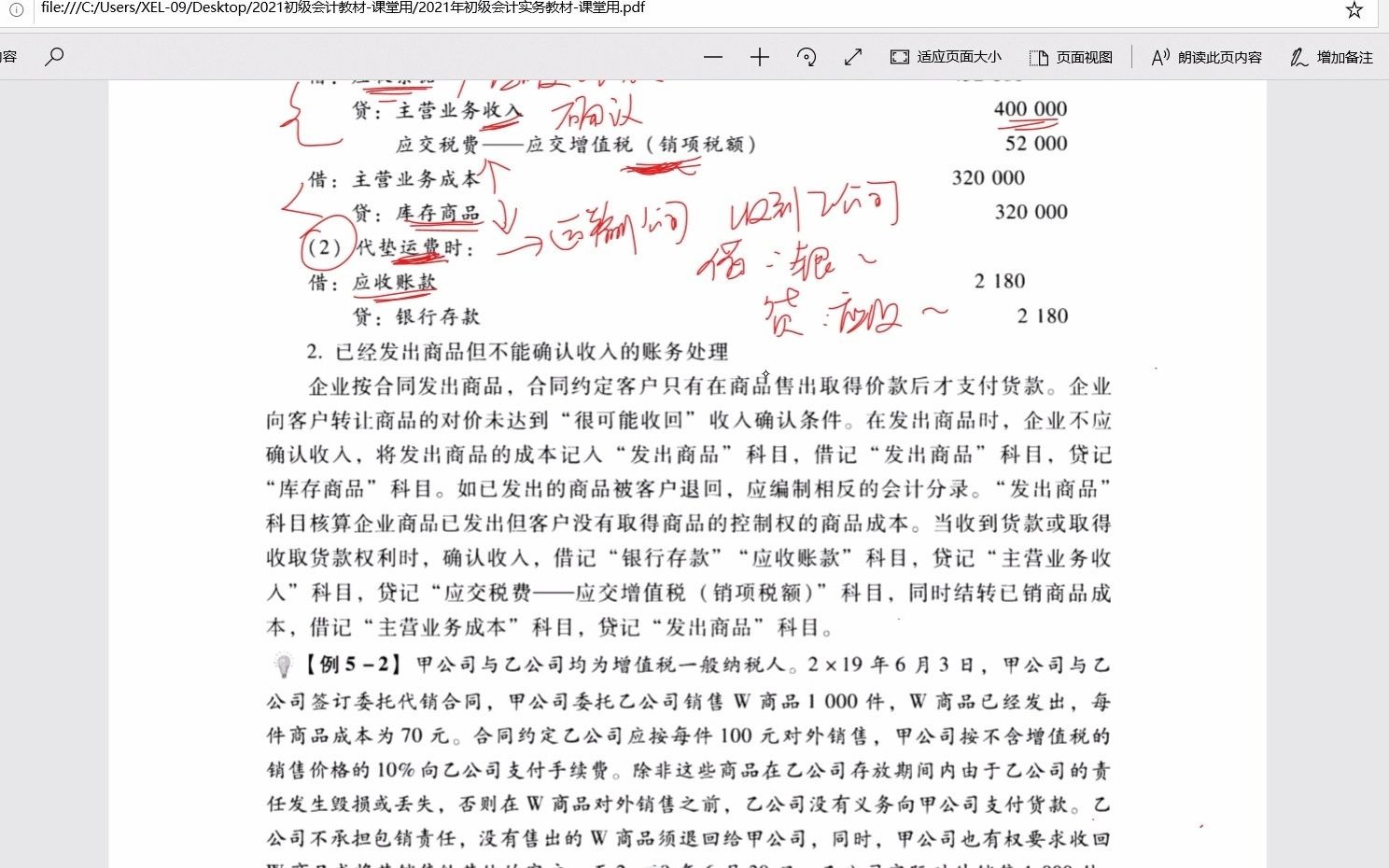 初级会计实务手把手P172--发出商品不确认收入(委托代销中委托方处理)