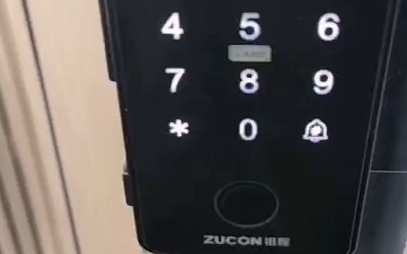ZUCON祖程F340玻璃门指纹锁怎么修改密码添加指纹