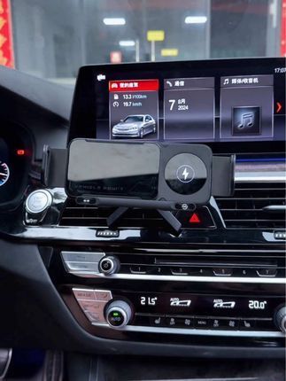 折叠屏手机专用,电动无线充电手机支架,横竖屏触摸一键伸缩旋转,科技...