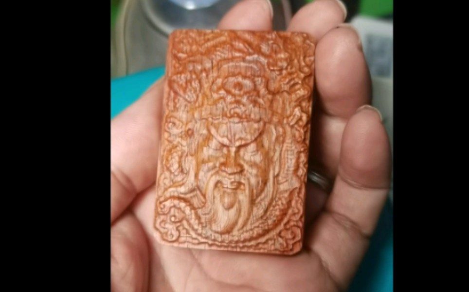 UG雕刻关公牌子,雕刻机浮雕,细节丰富