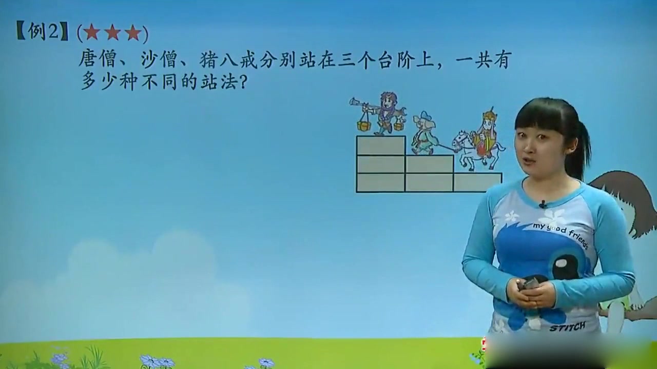 合集:一年级下。98 、99 (2)简单排列例2