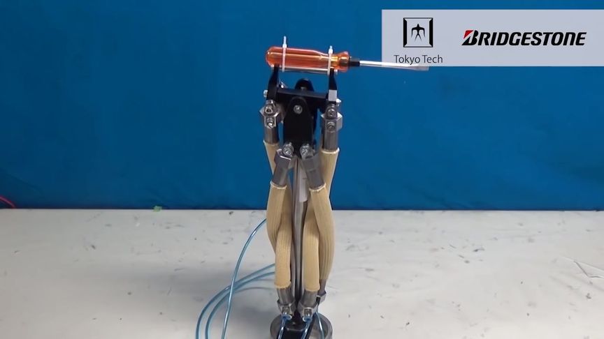 大功率液压人造肌肉,直径15毫米,竟产生700千克力的收缩力