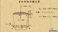 初中物理八年级下册 杠杆平衡的多状态计算