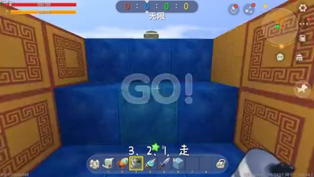 迷你世界:幸运方块开开开,兔美美变非酋,被迷斯拉狂虐