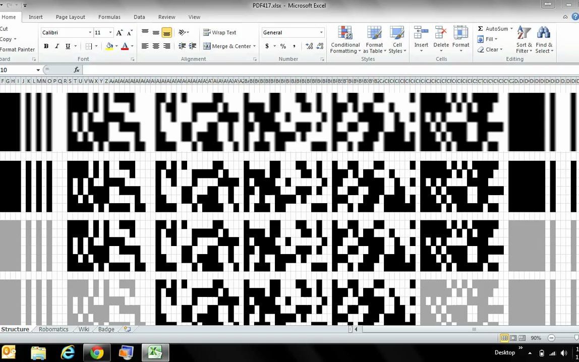 一步一步徒手解开PDF417二维码内容