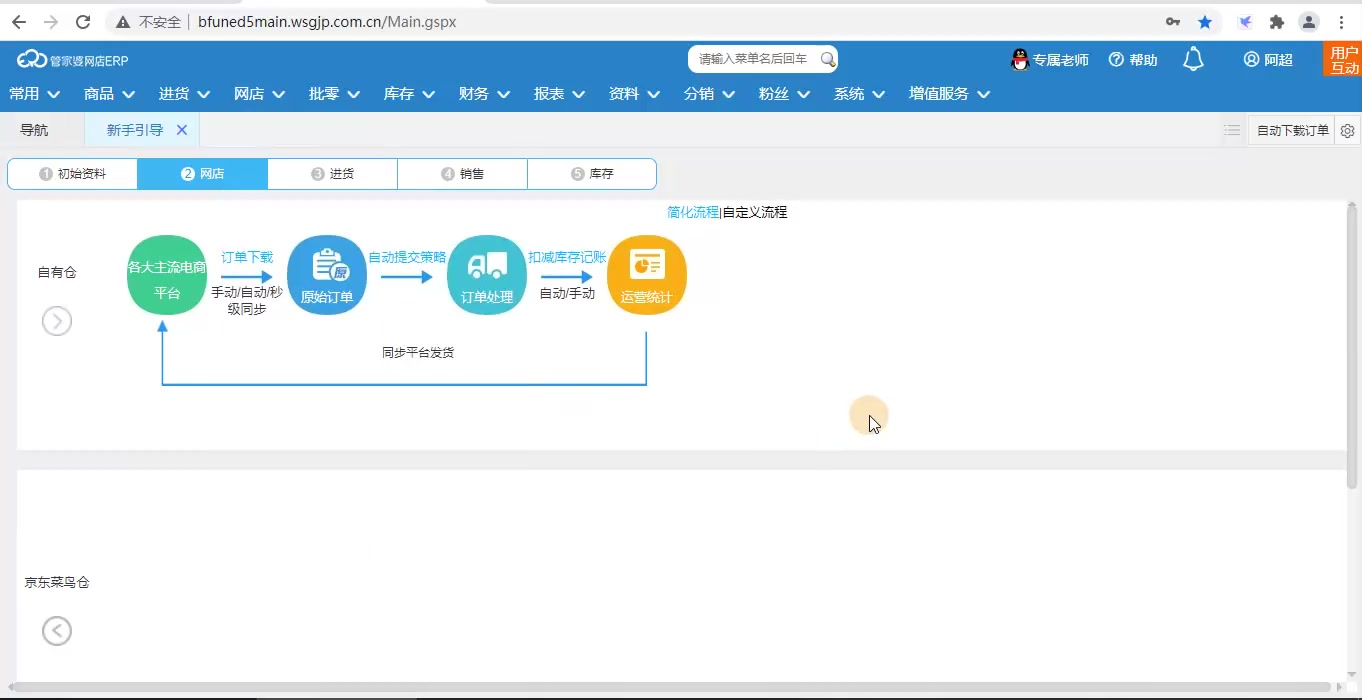 新人如何进行网店ERP操作