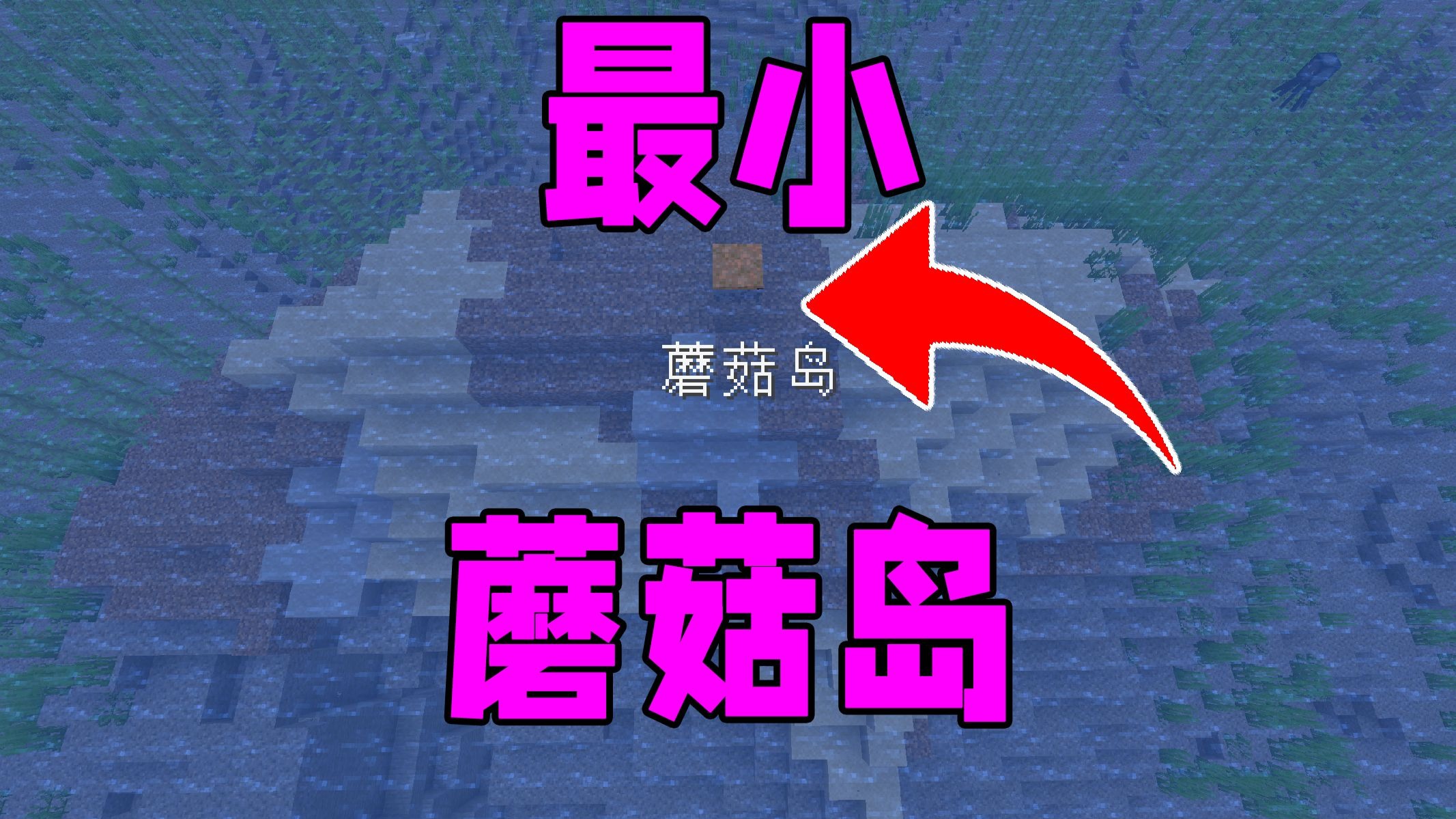 你见过的最小的蘑菇岛_我的世界